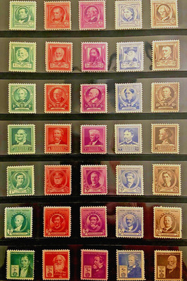 US STAMPS SC#859-893 FAMOUS AMERICANS COMPLETE SET MINT OG NH | eBay