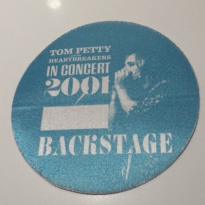 Tom Petty - Satin Cloth Sticker - Backstage Pass Unused - 2001 Tour | eBay
