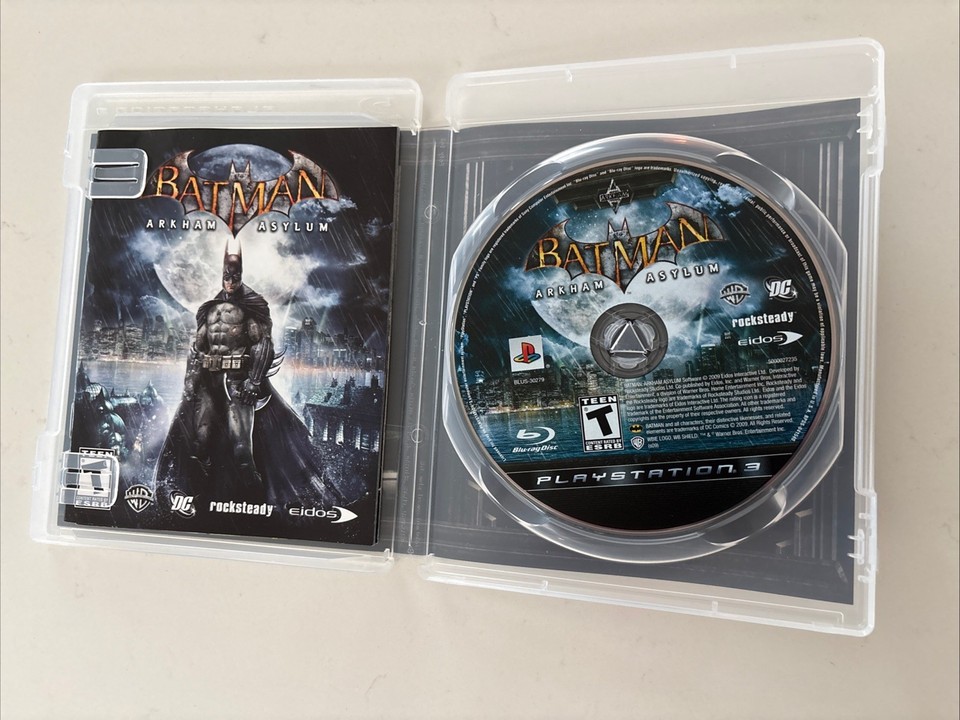 Batman PS3 Lot: Arkham Asylum, Arkham City, Mortal Kombat Vs DC ...