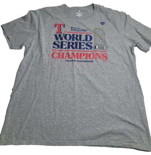 Fanatics 2023 Fall Classic Texas Rangers World Series Champions Men's ...