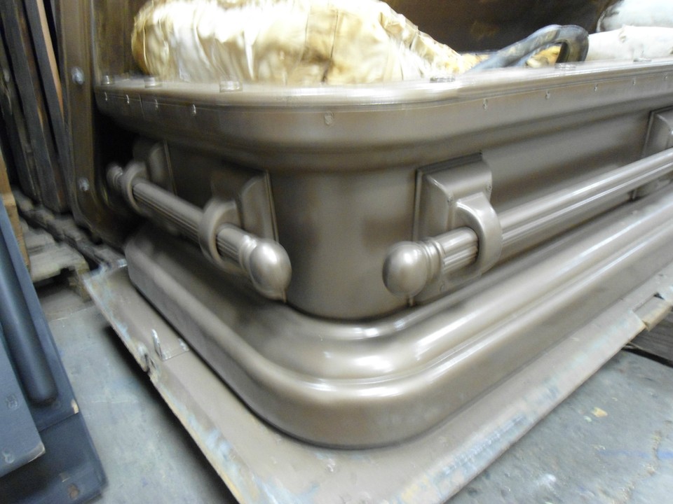 Vintage US Military Korean War Era Burial Casket (18 gauge steel) | eBay