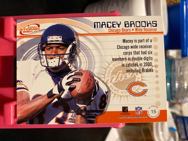 2001 Pacific Prism Atomic - Authentic Game-Worn Jerseys Patch #15 Macey ...