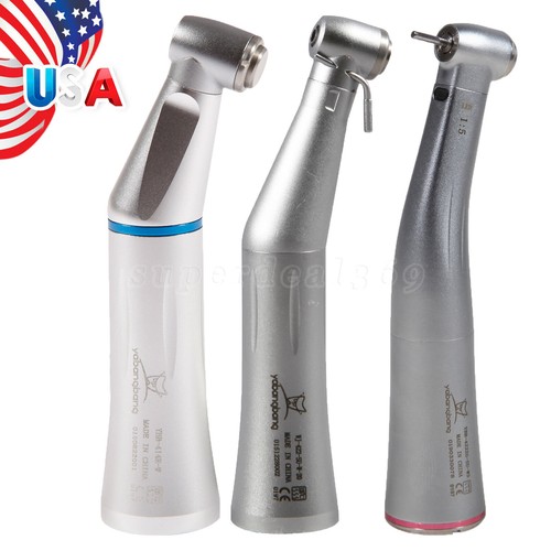 Dental 1:1 /1:5 /20:1 Implant (LED) Contra Angle Handpiece E-Type NSK ...