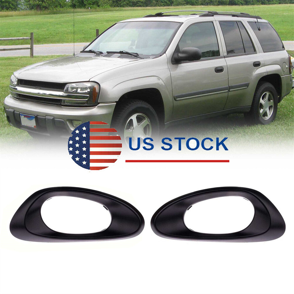 2x Front Interior Door Handle Bezel Trim For 2002-09 Chevy Trailblazer ...