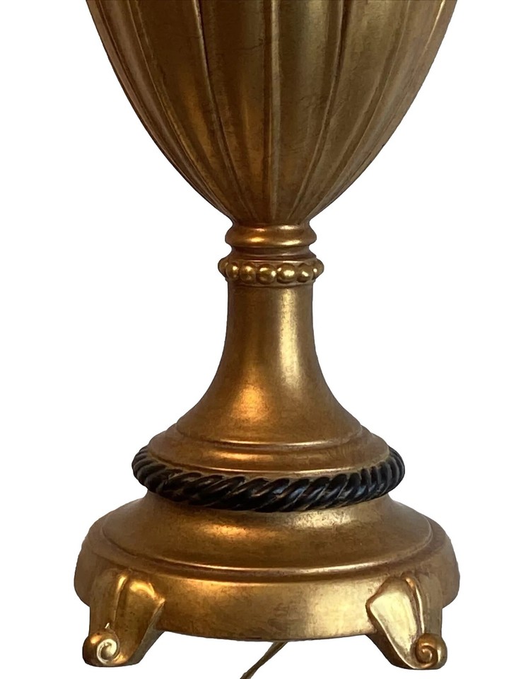 Joyce Traditional Inspired Design Solid Aged Brass Metal Table Lamp 35 ...
