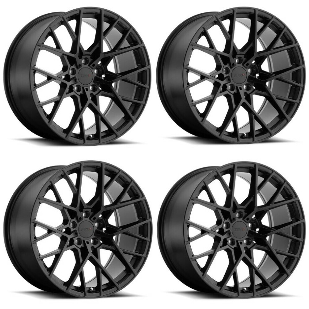 Set 4 22" TSW Sebring 22x9 Matte Black 5x112 Wheels 32mm Rims ...