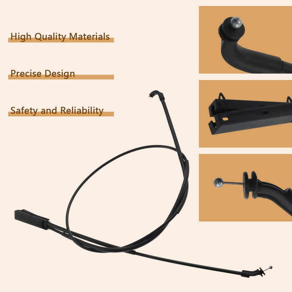 Engine Hood Lock Latch Release Cable Fit for 2007-2014 BMW X5 ...