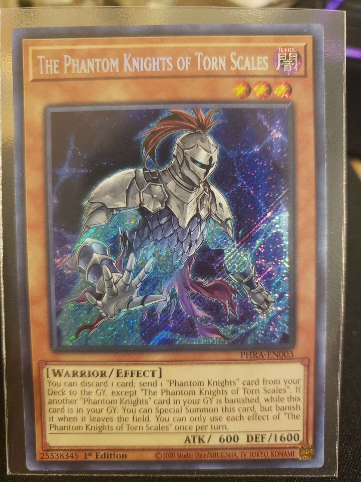 **BRAND NEW** The Phantom Knights of Torn Scales 1st Ed Secret Rare ...