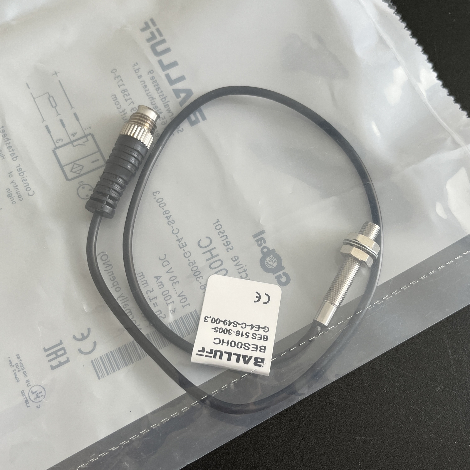 1pc Sensor For BALLUFF BES 516-3005-G-E4-C-S49-00.3 BES00HC 10-30VDC 1 ...