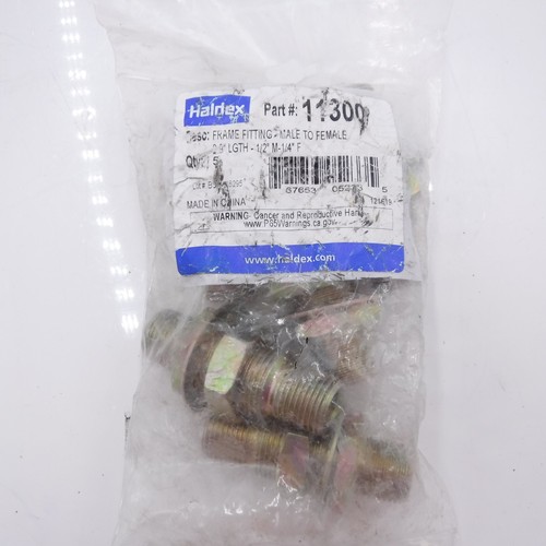 5 Pack Haldex Midland 1/2"MNPT x 1/4"FNPT Trailer Air Line Connector ...