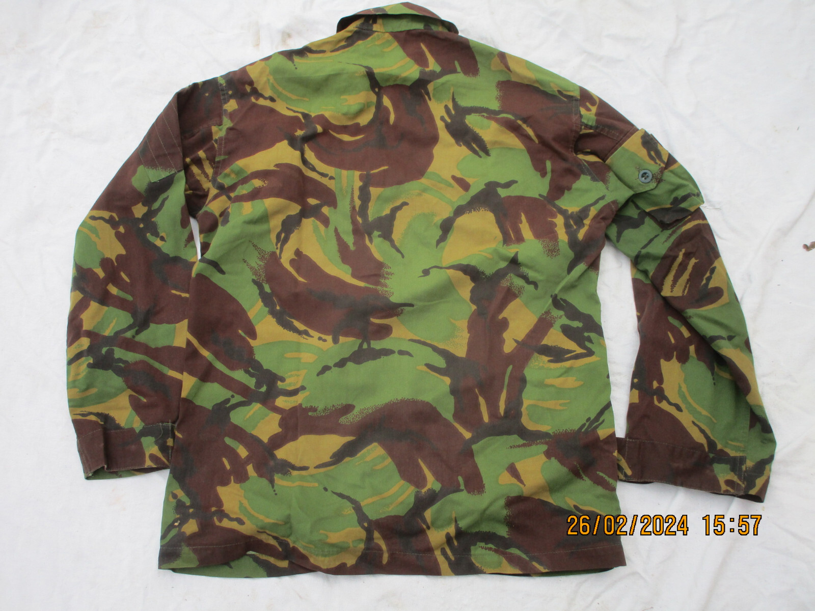 Veste Combat Tropical,DPM Veste Tropicale,ancien modèle,Années 80 ...