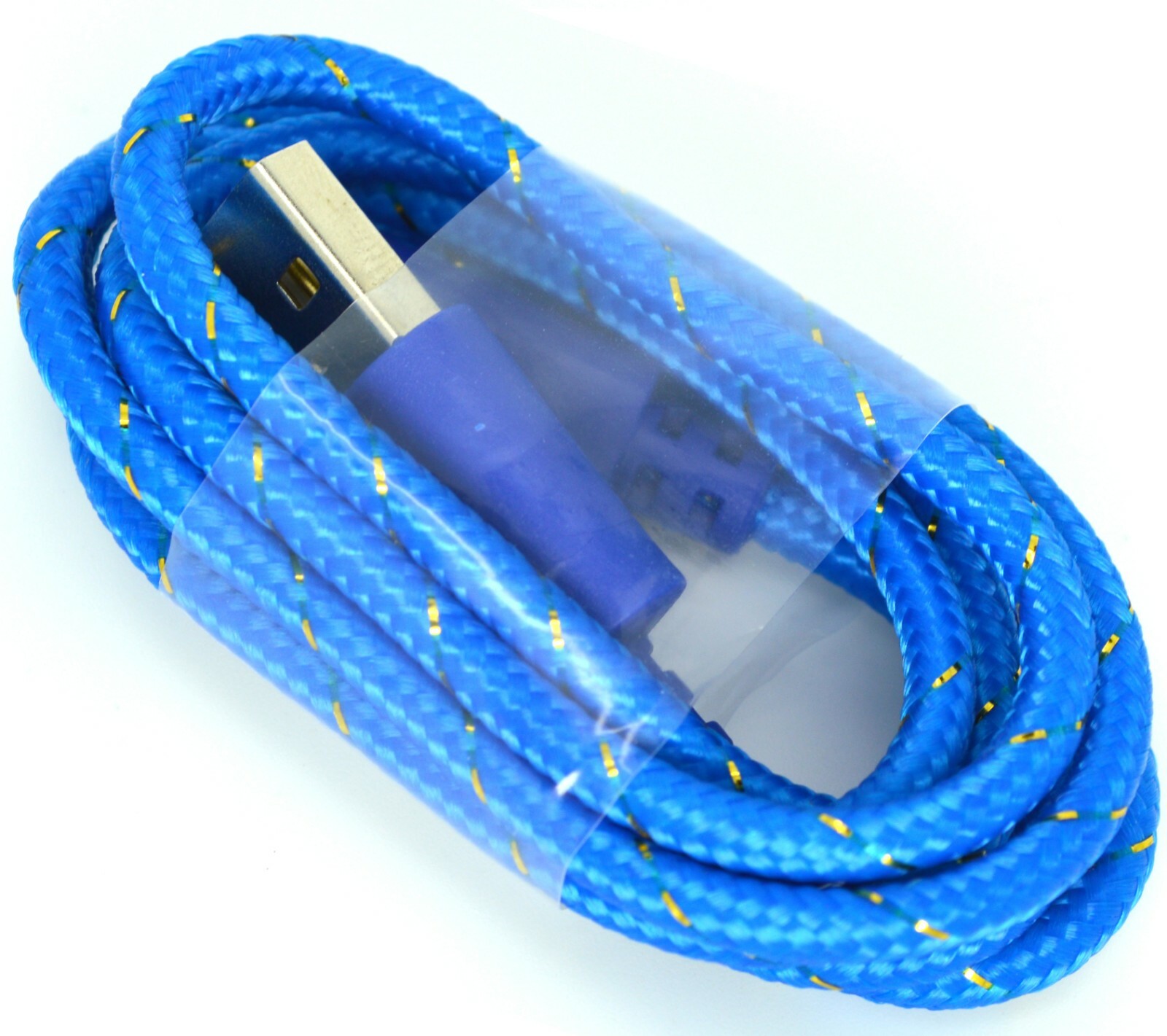 LOT Braided Micro usb data sync cable cord 3,5,10 FT for Android Cell ...