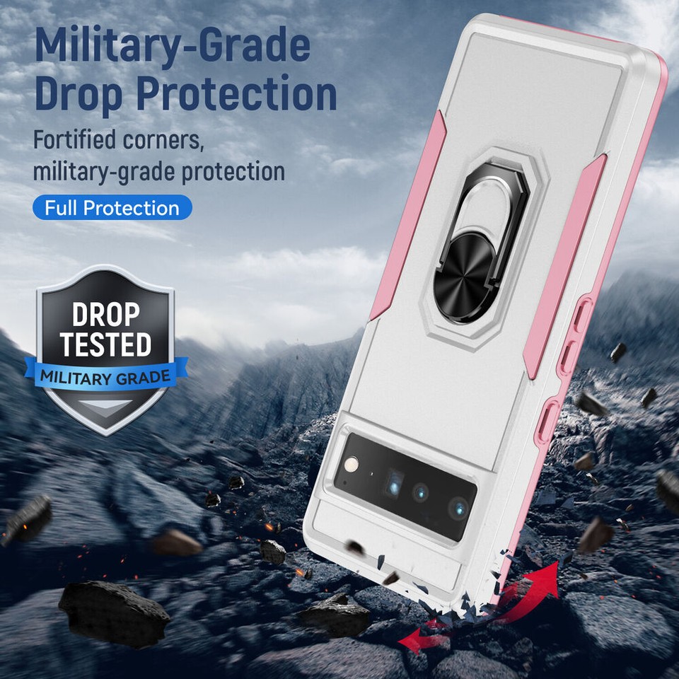 For Google Pixel 6 6 Pro 7 7 Pro Magnetic Car Holder Shockproof Armor ...