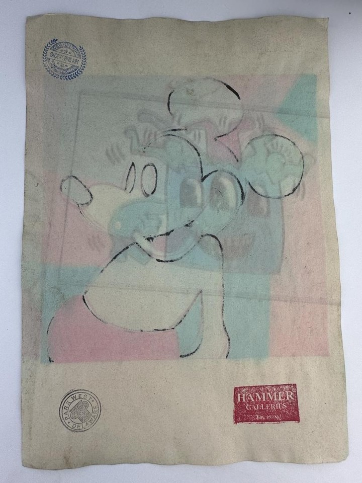 Keith Haring COA Art Painting Original Drawing Vintage Paper Signed | eBay