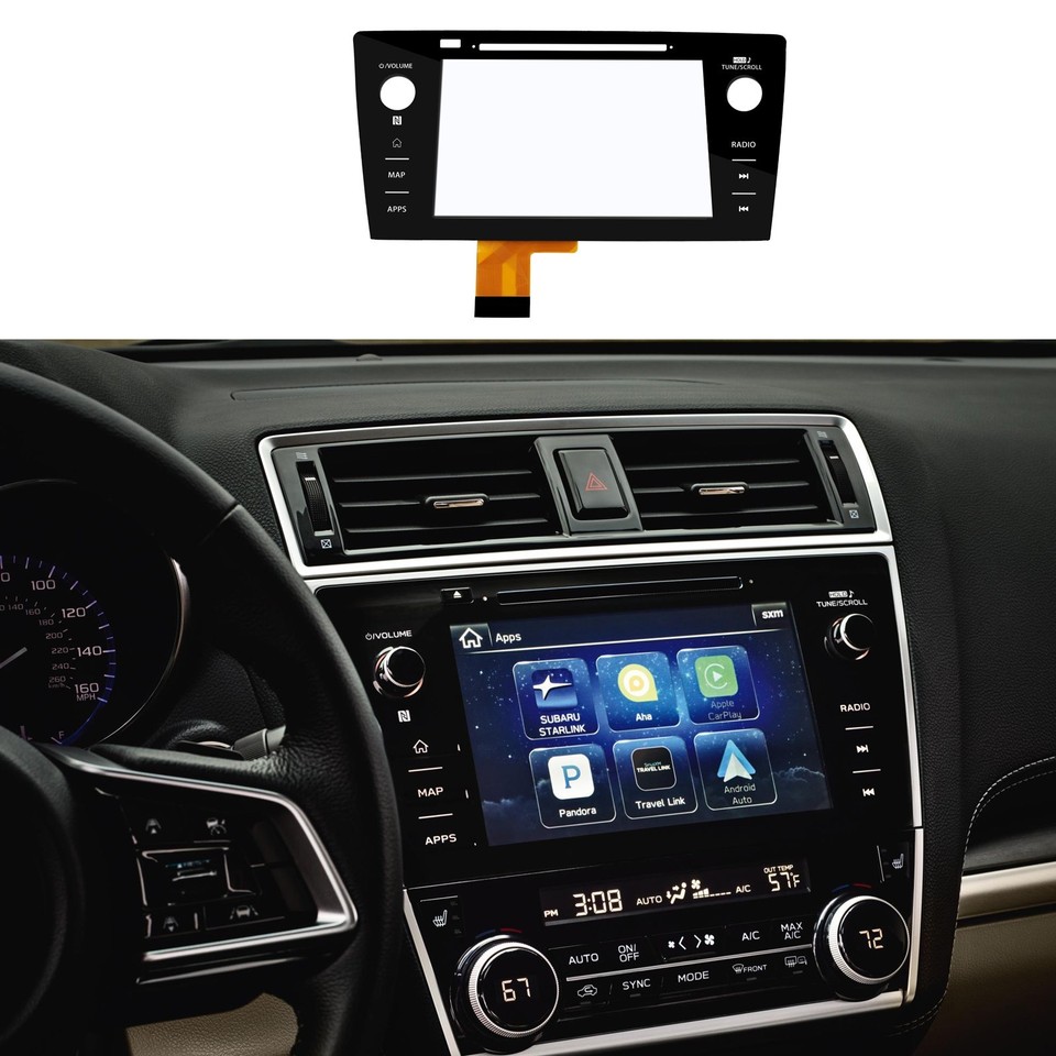 FOR Subaru Legacy Outback Radio Replacement Touch Screen Digitizer 2018 ...