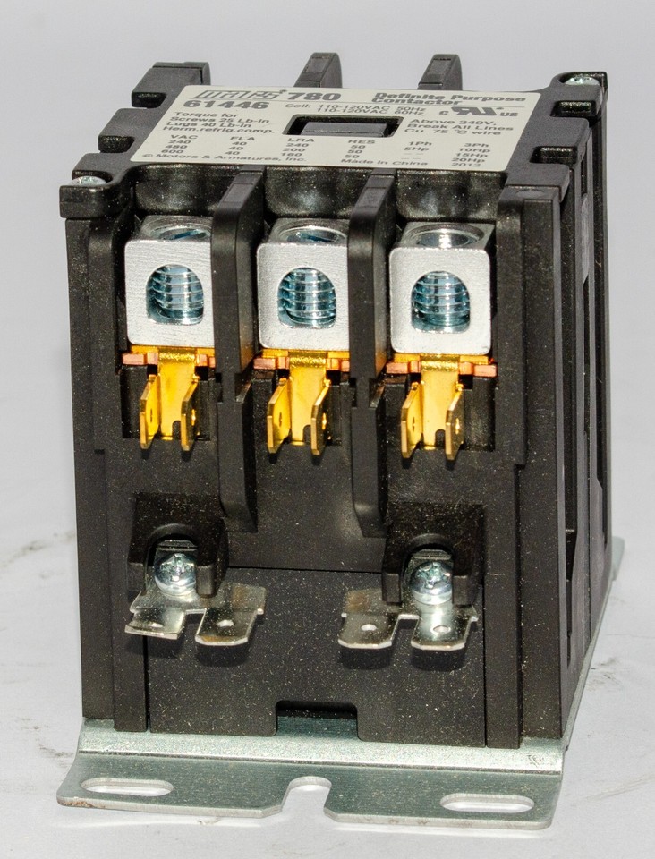 Mars 3P 40A 120V Definite Purpose Contactor (61446) | eBay