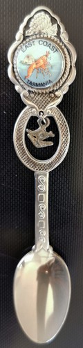 East Coast Tasmania Randa Collectable Souvenir Spoon with Charm VGC ...