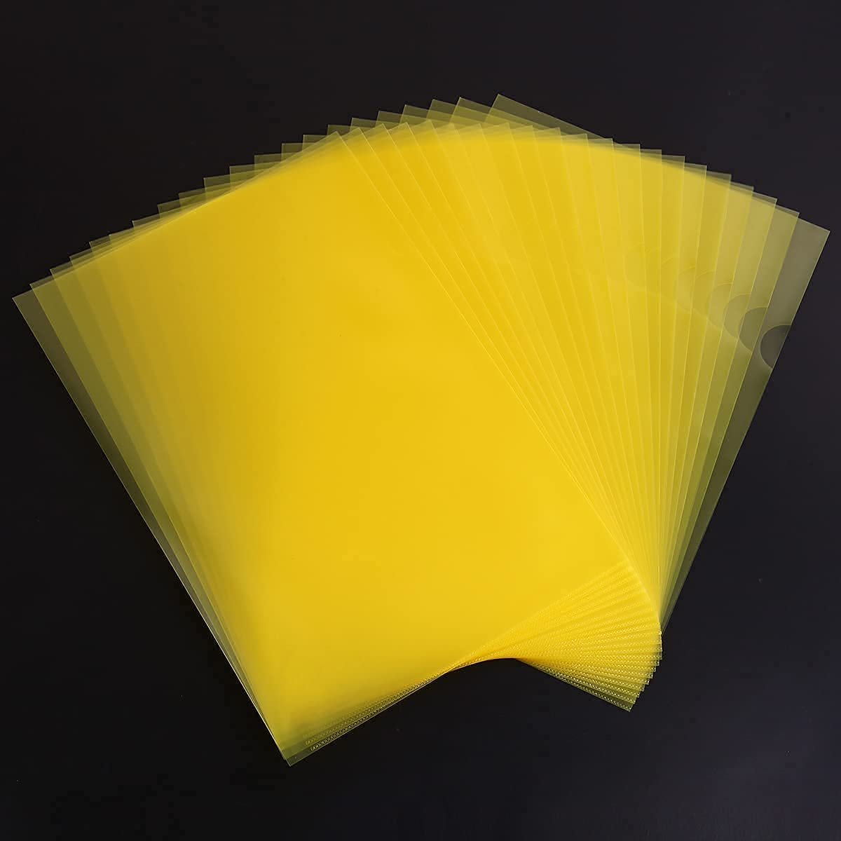 Various Coloured Plastic A4 Cut Flush Folders Wallets Pockets Top ...