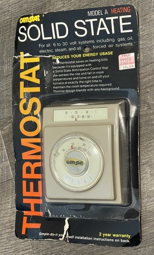 Rare Vintage Cam-stat Thermostat Solid State for Forced Air Systems NOS New | eBay