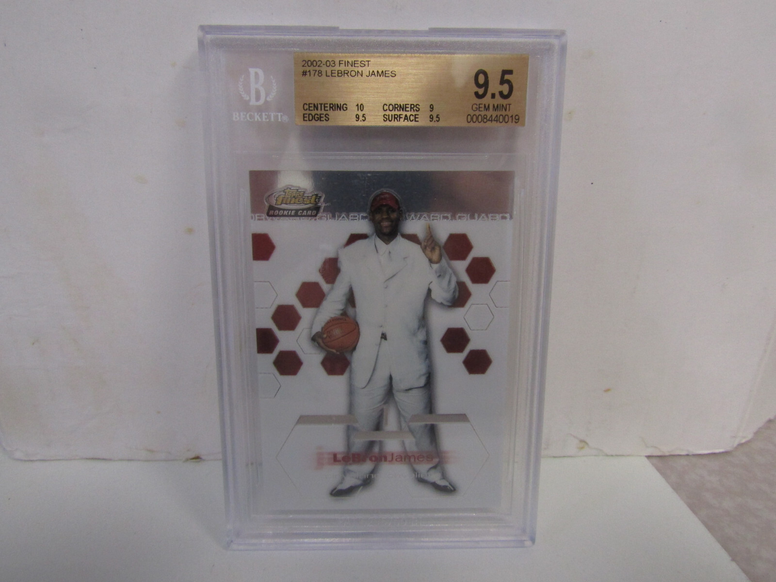 2002-03+Topps+Finest+-+2003-04+Rookie+%23178+LeBron+James+%28RC%29 for ...