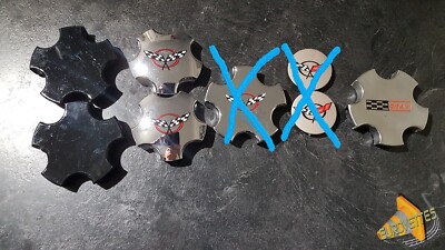 Corvette C5 & C6 wheel centre caps – various styles used and new | eBay