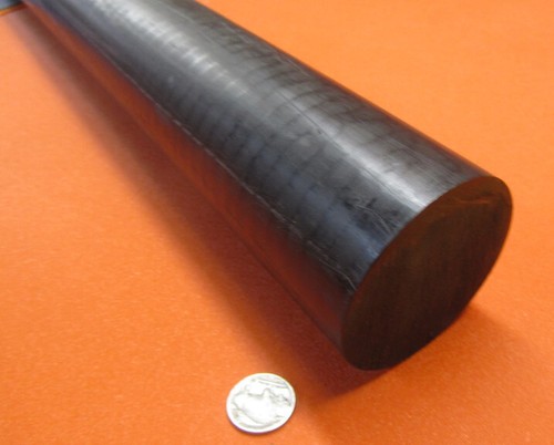 ABS Black Round Rod, 2.75" Diameter x 48" Long | eBay