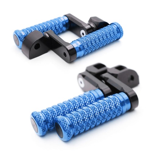 Blue POLE 1.5 inch Lower Rear Front Foot Pegs For Z1000 SX NINJA 1000 ...