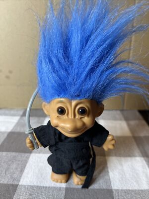 Russ Troll Doll Ninja Blue Hair | eBay