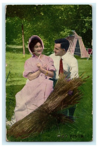 Hay Fever Funny 1910 Saint John's Michigan Humor Vintage Postcard | eBay