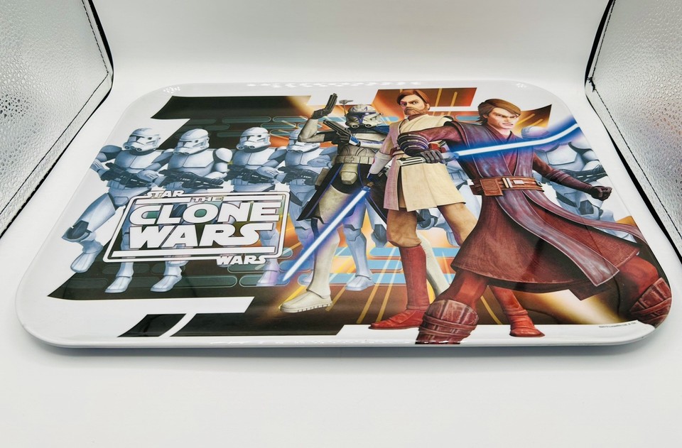 Star Wars The Clone Wars ZAK! Graphic Serving TV Tray Anakin Obi Wan ...