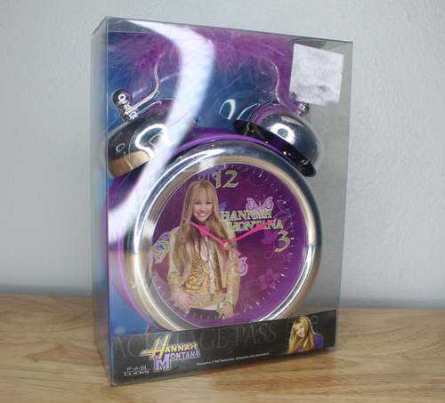 2000's Hannah Montana Twin Bell Alarm Clock - NEW - FAB Clicks | eBay
