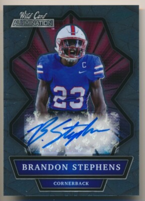 BRANDON STEPHENS 2021 Wild Card Alumination Football AUTO RC RAVENS | eBay