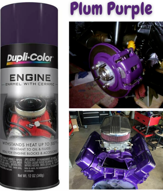 Plum Purple Coating Caliper Brake Rotor Drum Engine Blocks High Temp ...