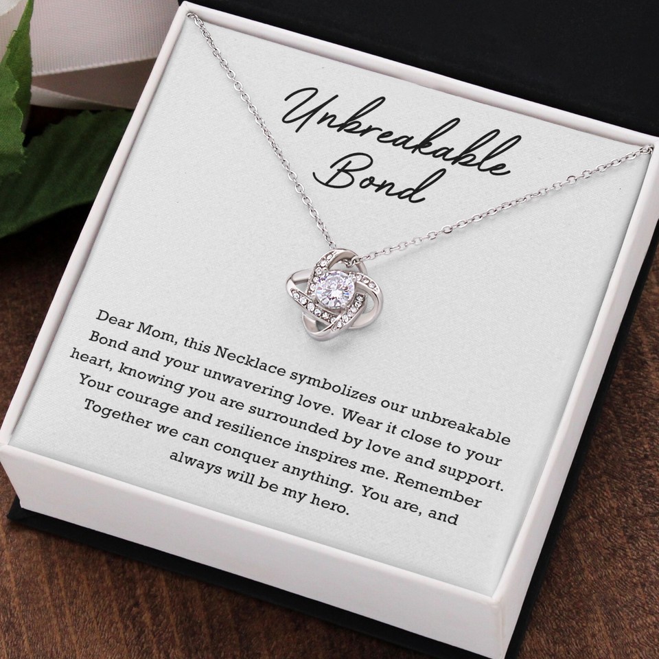 Unbreakable Bond Necklace, Unbreakable Bond Strength , Necklace Gift ...