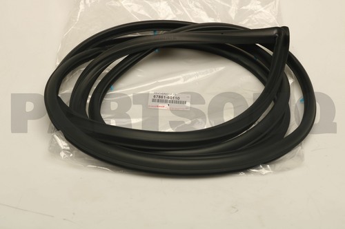 6786160110 Genuine Toyota WEATHERSTRIP, FRONT DOOR, RH 67861-60110 ...