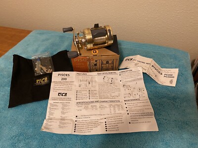 TICA Pisces PC 200 Bait Casting Reel Gold Series | eBay