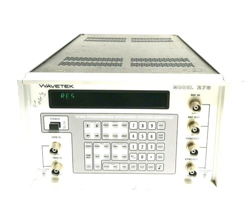Wavetek 278 Synthesized function generator w power cable | eBay