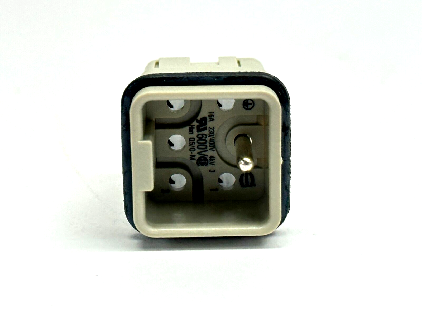 Harting 09 12 005 3001 Han Q Compact Connector 5/0-M-C Male Insert ...