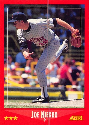 Joe Niekro 1988 Score 237 Minnesota Twins Baseball Card | eBay