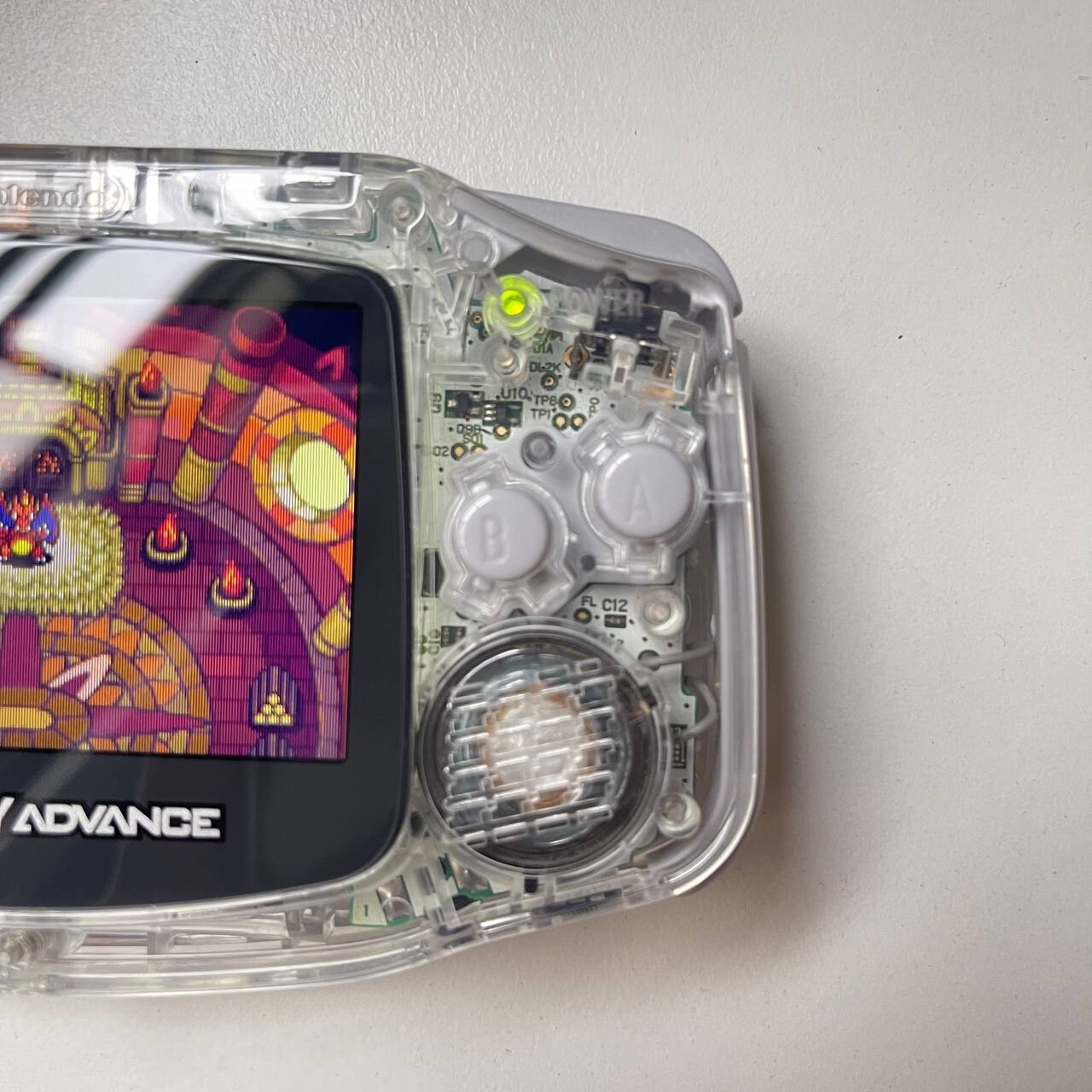 GBA Crystal Clear IPS Backlit v2 • Gameboy Advance AGB-001 • Premium ...