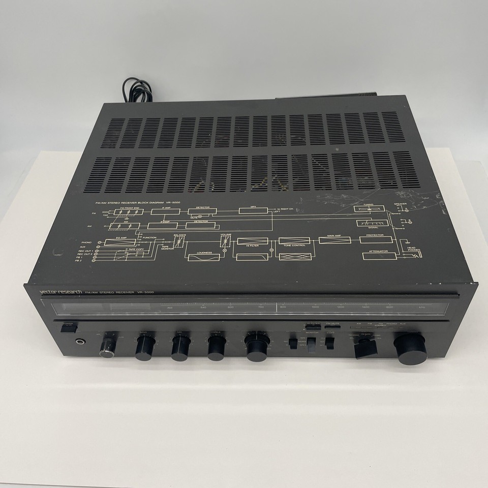 Vector Research VR-5000 VTG Hi Fi Receiver Tuner Integrated Amp W ...