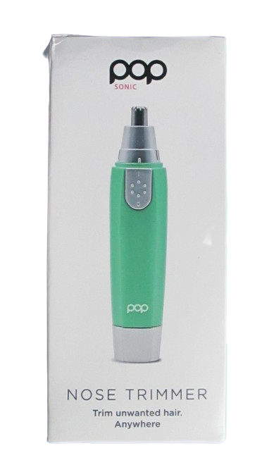 POP Sonic Nose & Ear Hair Trimmer -Portable, Travel, Easy to Use AA ...