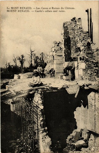 CPM Le Mont Renaud Les Caves et Ruines du Chateau FRANCE (1014749) | eBay