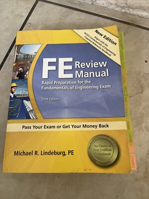 FE Review Manual : Rapid Preparation for the Fundamentals of ...