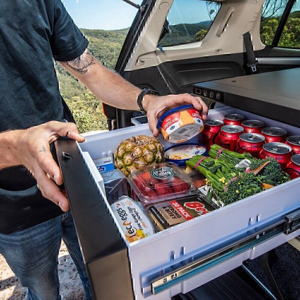 GEARZAAR 12 VOLT COMPRESSOR DRAWER FRIDGE 20L FOR CAMPERVAN MOTORHOME ...