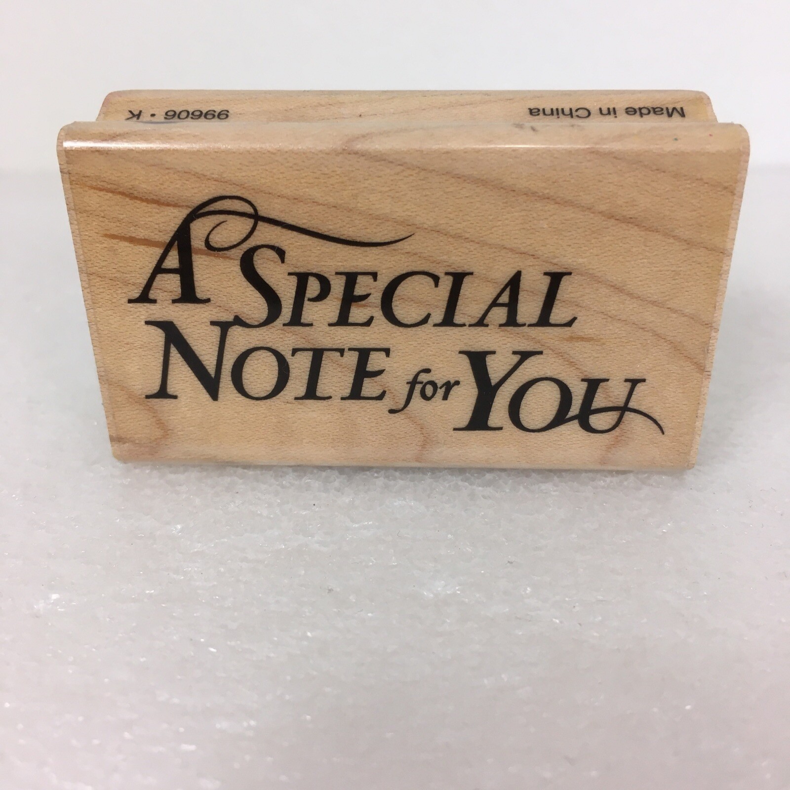 A Special Note For You Rubber Stamp Inkadinkado 99606-K Wood-Mounted 2. ...