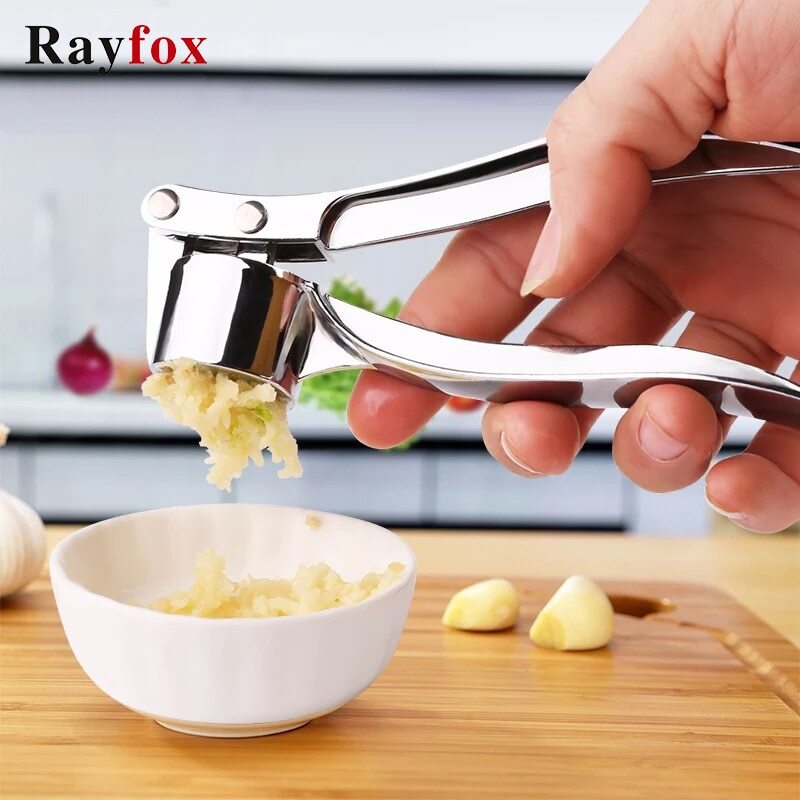 1pcs Garlic Press Crusher Kitchen Cooking Vegetables Ginger Squeezer ...