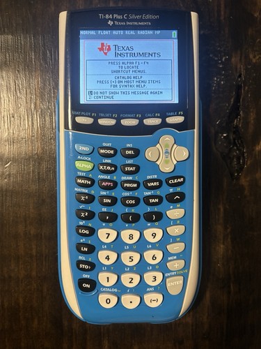 Texas Instruments TI-84 Plus C Silver Edition Graphing Calculator ...