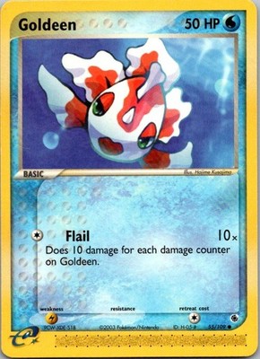 Goldeen Common Ruby and Sapphire 55/109 LP | eBay