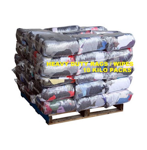 10 KILO PACKS OF HEAVY DUTY RAGS / WIPES, GARAGES, WORKSHOPS ...